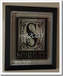 Papercraft Memories: Christmas Rewind – Framed Monograms